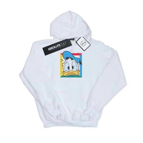 Disney | Shirts & Tops | Disney Boys Donald Duck Panicked Hoodie White ...